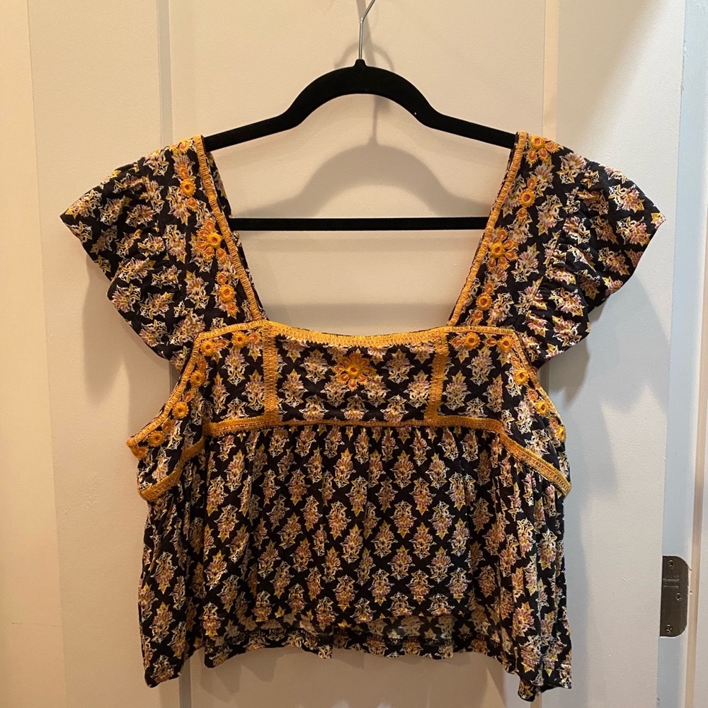 Free People Day Tripping Top - Gem